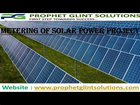 Metering Of Solar Power Project Solar Metering Gross Meter Net