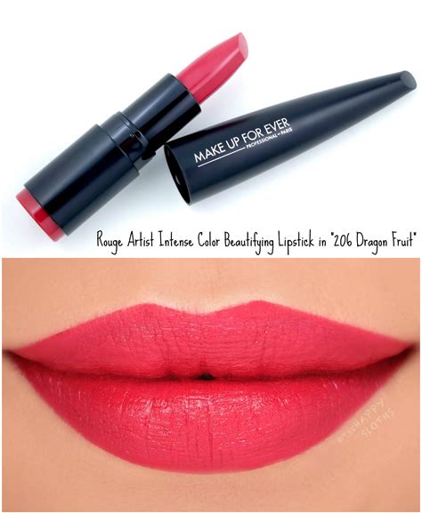 Make Up For Ever NEW Rouge Artist Lipstick Review And Swatches