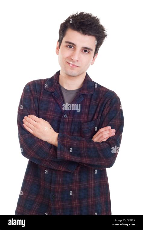 Man In Pajamas Stock Photo Alamy