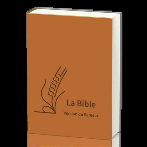 Bible du semeur gros caractères semi souple textile brun Semeur