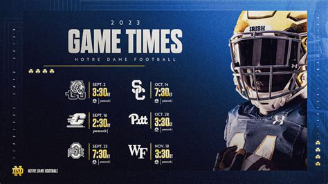 Notre Dame Football Home Schedule 2024 Elsa Nolana