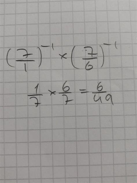 7 1 üstü eksi 1 çarpı 7 6 üstü eksi 1Bakarmısınız lütfen acil Eodev