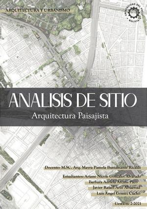 Calaméo Revista Analisis De Sitio Arquitectura Paisajista