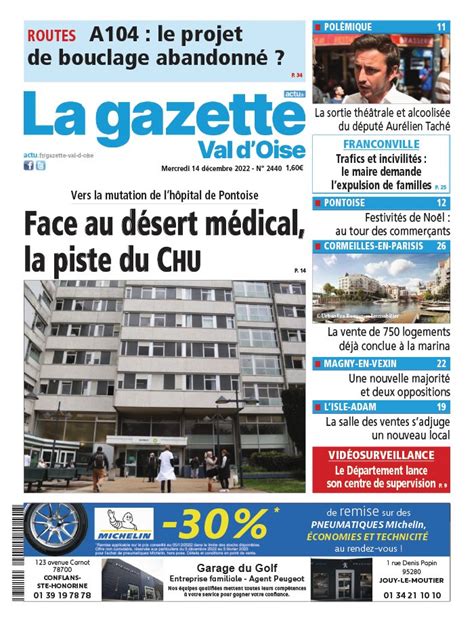 La Gazette du Val d Oise N2440 du 14 décembre 2022 à télécharger sur iPad
