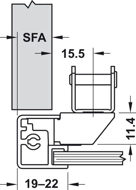 Unité de réservoir de force pour ferrure pour relevants Aventos HK XS