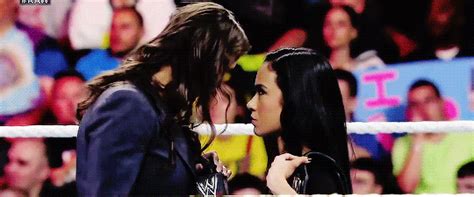Stephanie McMahon AJ Lee GIFs Wrestling Amino
