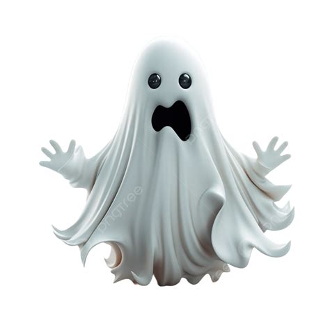 Personaje Fantasma De Halloween 3d PNG 3d Personaje Víspera De