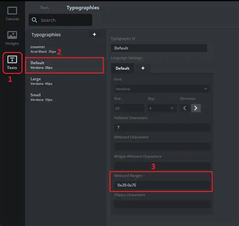 TouchGFX 2 How To Use TextArea And Wildcards