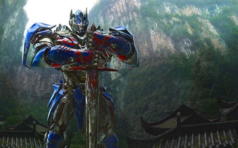 Transformers 5 2017 el último caballero optimus prime Fondo de