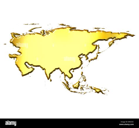 Mapa de asia continente silueta fotografías e imágenes de alta