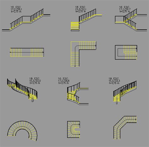 Escalera En Espiral Autocad Academysetup