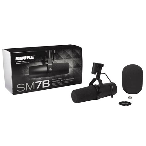 Shure SM7B Micrófono vocal dinámico de estudio