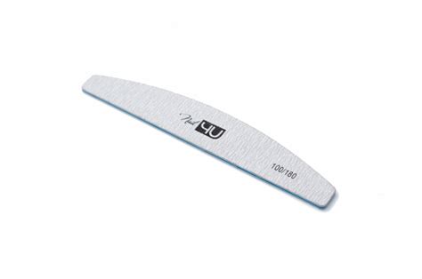 PILNIK Nail4u BASIC NAKED ŁÓDKA 100 180 KOMPLET 25 SZTUK