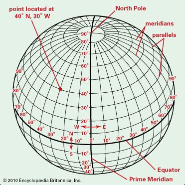 Section Four Latitude And Longitude One Example Of A Geographic Grid
