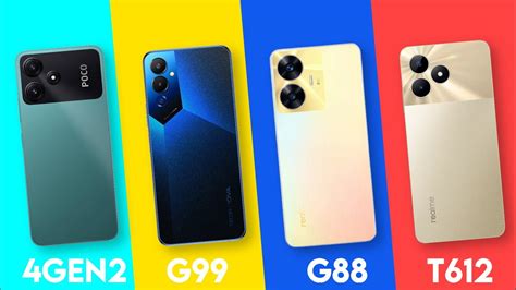 Snapdragon 4 Gen 2 Vs Helio G99 Vs Helio G88 Vs Uniscoc T612 Antutu