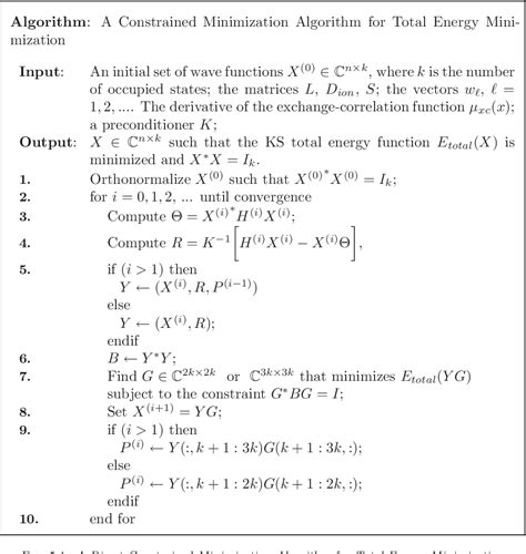 figure 6 1 from a trust region direct constrained minimization algorithm for the kohn sham