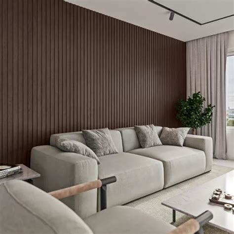 Painel Ripado Cor Lanza Em Mdf X