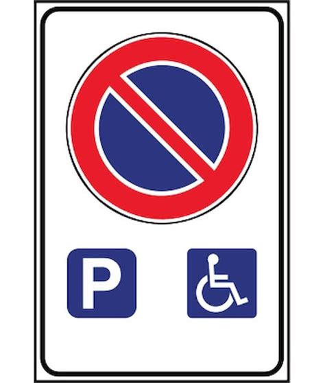 Cartello Divieto Di Sosta Eccetto Disabili SEG FLR760791
