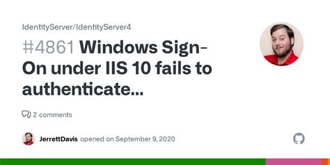 windows sign on under iis 10 fails to authenticate successfully · issue 4861 · identityserver