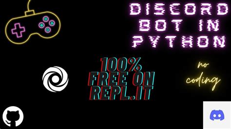 How To Make A Discord On Python In Repl It Source Code No Coding