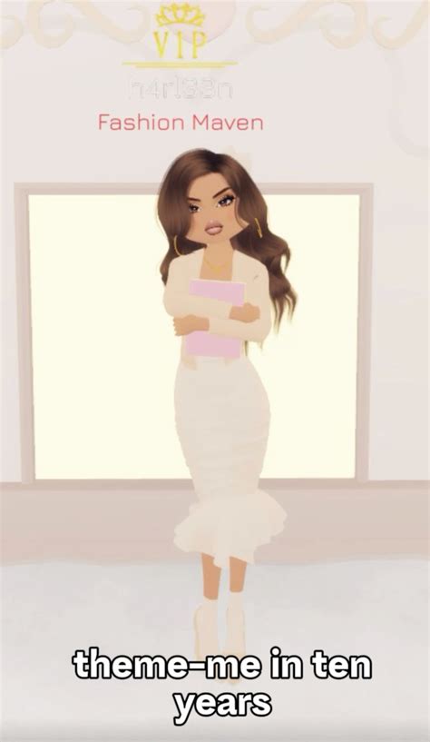 Me In Ten Years Dress To Impress Dti In 2024 Dress To Impress