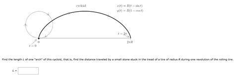 solved the arc length l of a curve given parametrically by