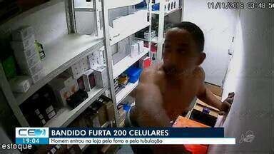 CETV 2ª Edição Homem furta cerca de 200 celulares em loja de