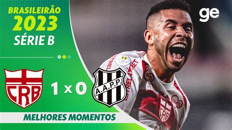 CRB 1 X 0 PONTE PRETA MELHORES MOMENTOS 19ª RODADA BRASILEIRÃO