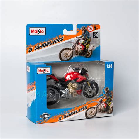 Miniatura Ducati Super Naked V4 S Machine Cult Miniaturas De Moto E