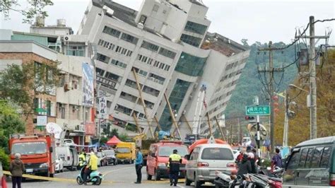 Dampak Gempa Taiwan Catatan Sementara 1 Orang Meninggal Dunia 50 Orang