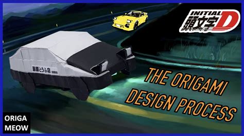 How I Designed A Toyota Ae Sprinter Trueno An Initial D Origami