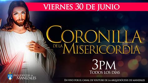 Coronilla De La Divina Misericordia De Hoy Viernes 30 De Junio Y