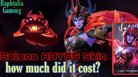 Selena Abyss Skin How Much Did It Cost Mobile Legends Bang Bang