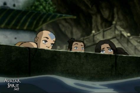 Avatar Aang Katara And Sokka Realizing That Zuko Is Saving Them From