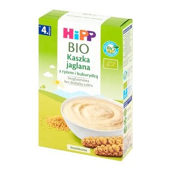 HiPP BIO od pokoleń Kaszka jaglana z ryżem i kukurydzą po 4 m cu 200 g