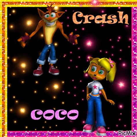 CRASH COCO BANDICOOT Free Animated PicMix