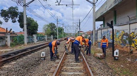 Sambut Masa Mudik Lebaran 2023 PT KAI Daop 1 Jakarta Sisir Jalur Rel