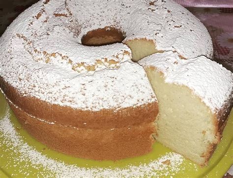 CIAMBELLA CHIFFON NUVOLA DI LATTE Dolce Ricetta Senza Burro Cucinare