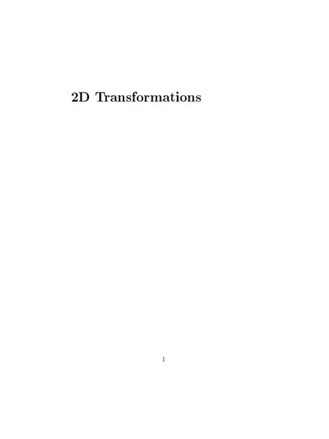 05 2d transformations pdf 2 d computer graphics coordinate system