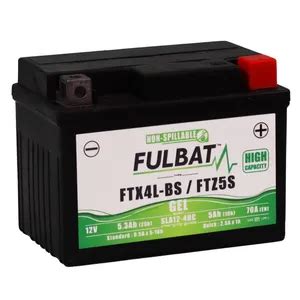 FTX4L BS FTZ5S FULBAT MOTORCYCLE BATTERY 12V 3AH BBL Batteries