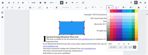 shape annotations in blazor sfpdfviewer component syncfusion