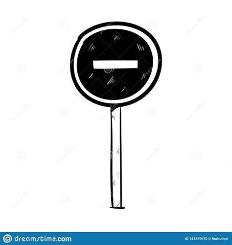 Las Se Ales De Tr Fico Garabatean Vector Del Icono Stock De Ilustraci N