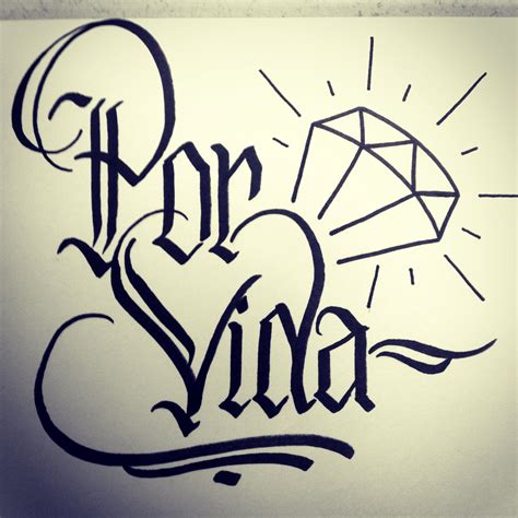 Por Vida Calligraphy Graffiti Tutorial Drawings Graffiti