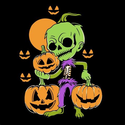 Premium Vector Vector Halloween Character Vector Illustration