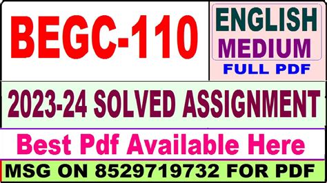 Begc 110 Solved Assignment 2023 24 Begc 110 Solved Assignment 2024