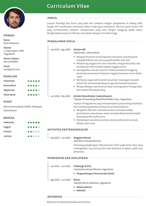 Bagaimana Cara Menulis CV Mahasiswa Yang Ampuh Tips Terbaik Untuk