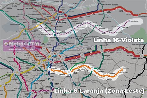 Linha 6 Laranja Na Zona Leste Volta A Ser Considerada Pelo Governo
