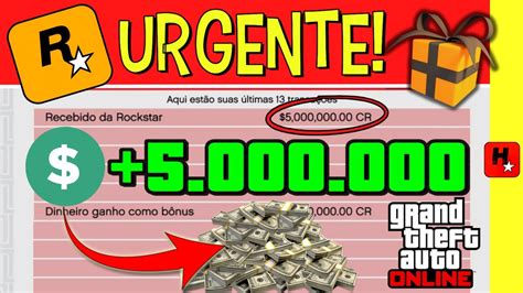 A ROCKSTAR DANDO 5 MILHÕES COMO PEGAR O DINHEIRO COMO GANHAR MUITO