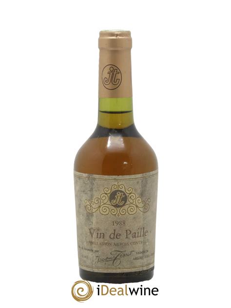 Buy Arbois Vin De Paille Jacques Tissot No Reserve 1988 Lot 998
