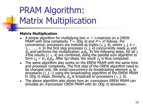 ppt lecture 3 pram algorithms powerpoint presentation free download id 4071707